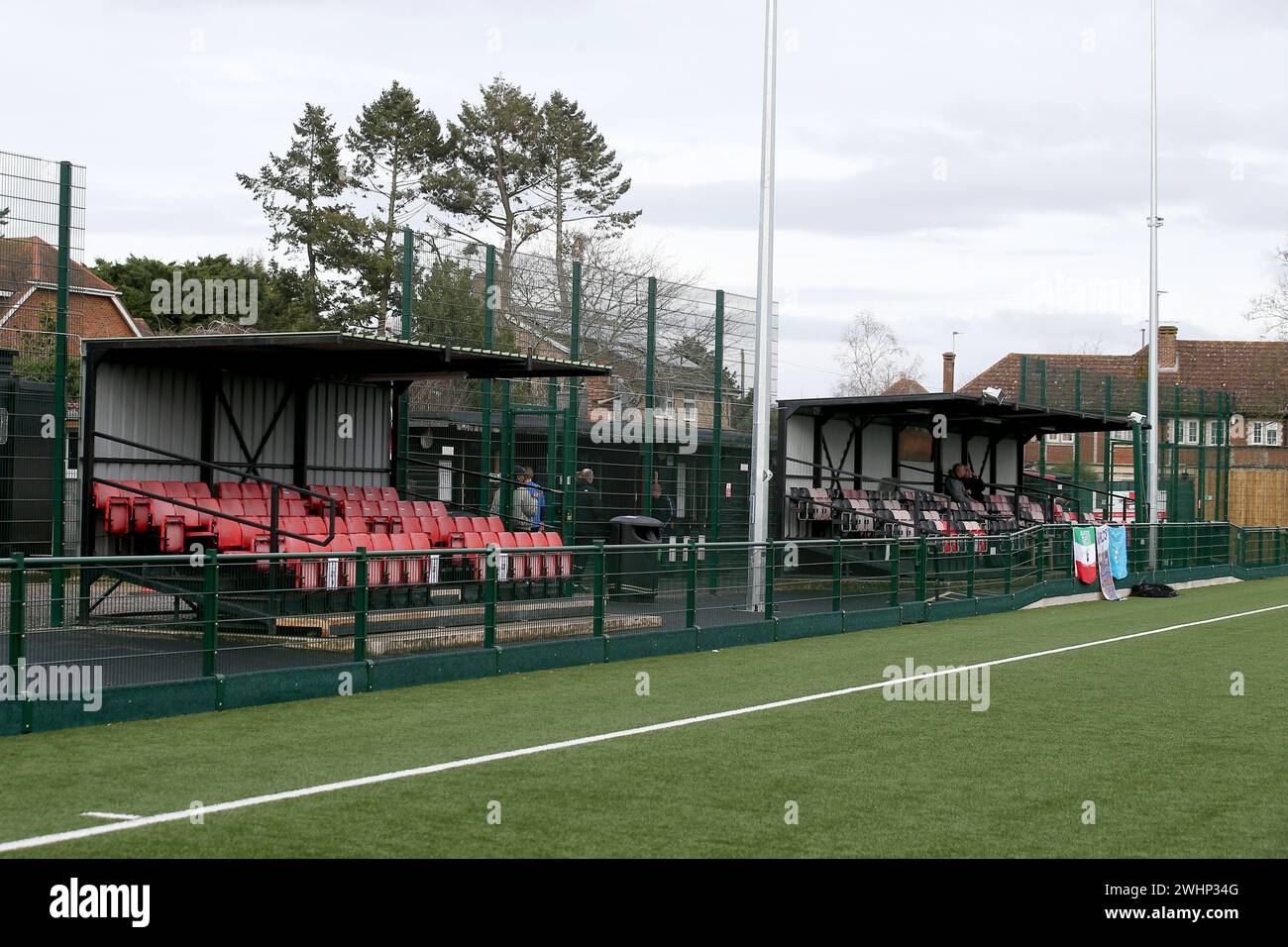 General view of the ground during Hilltop vs Romford, Isuzu FA Vase ...