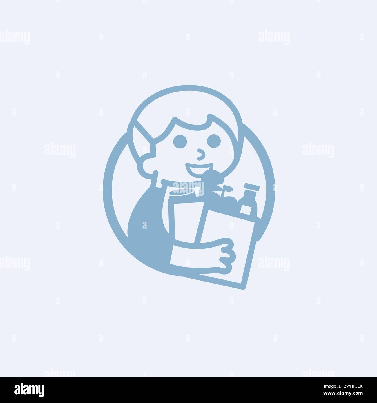 Errand boy logo hi-res stock photography and images - Alamy