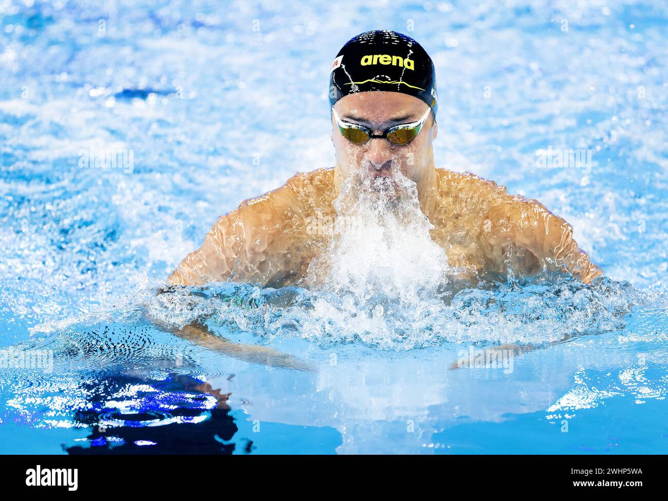 DOHA - Arno Kamminga in action in the 100 men's school during the World ...
