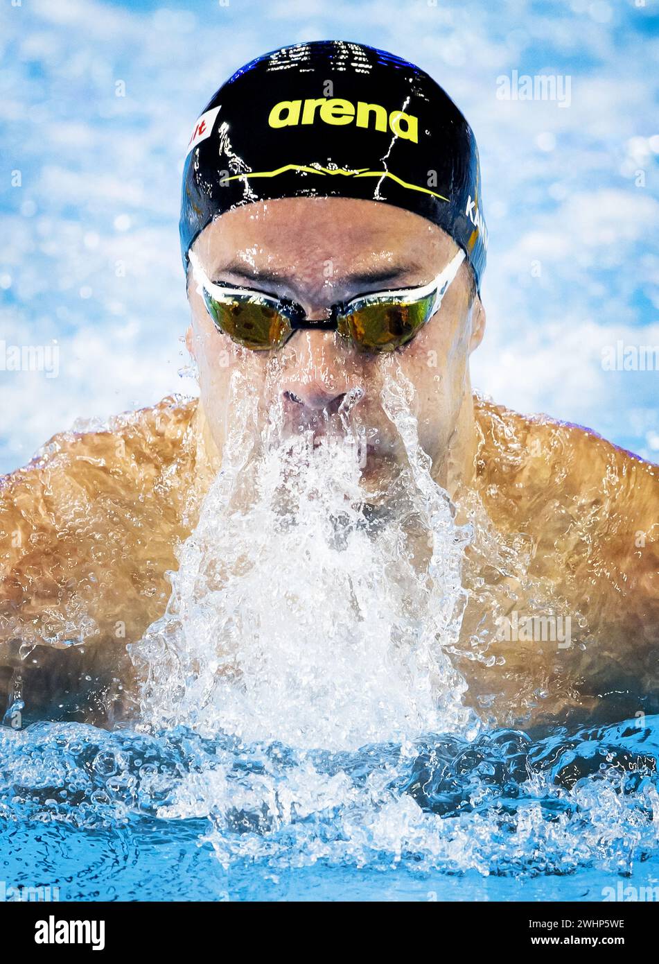DOHA - Arno Kamminga in action in the 100 men's school during the World ...
