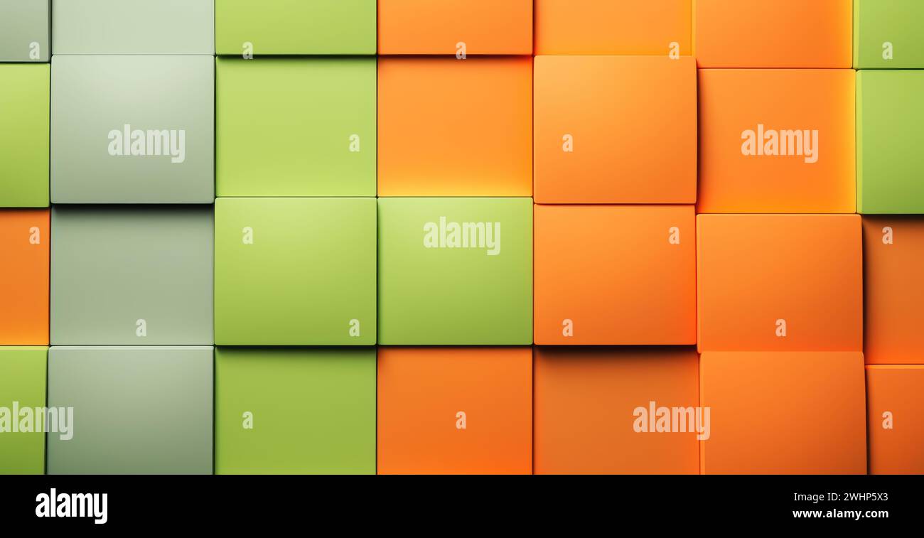 Template three colorful squares hi-res stock photography and images - Alamy