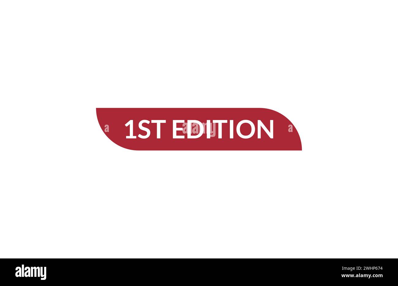 1st edition red ribbon label banner. Open available now sign or 1st ...