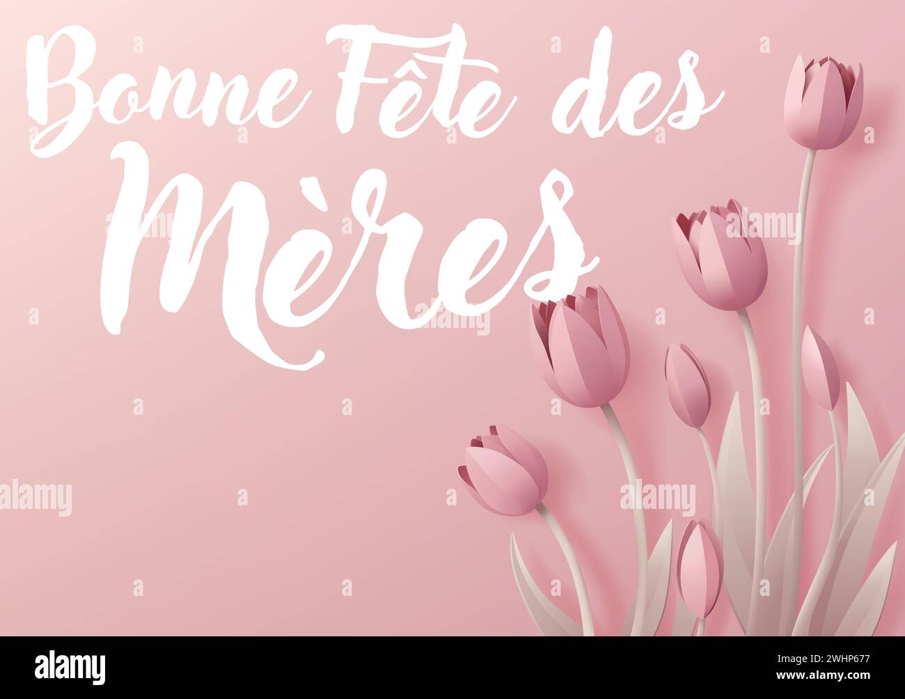 Mothers Day French Bonne Fete Des Meres Design Stock Vector Image & Art ...