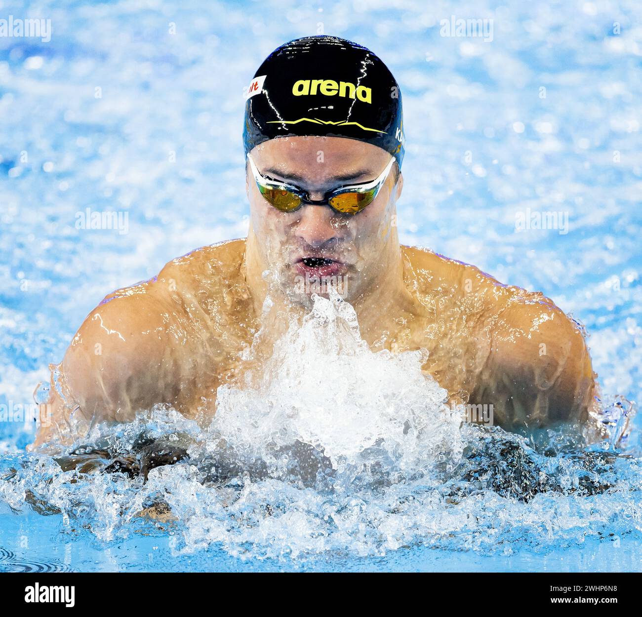 DOHA - Arno Kamminga in action in the 100 men's school during the World ...