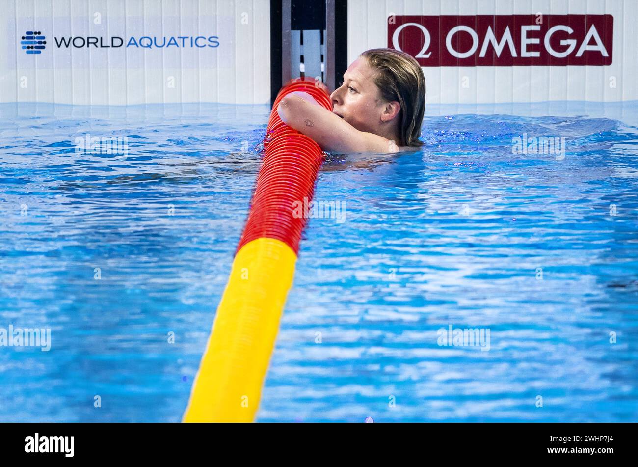 DOHA - Kira Toussaint after the women's 4 x 100 freestyle during the ...