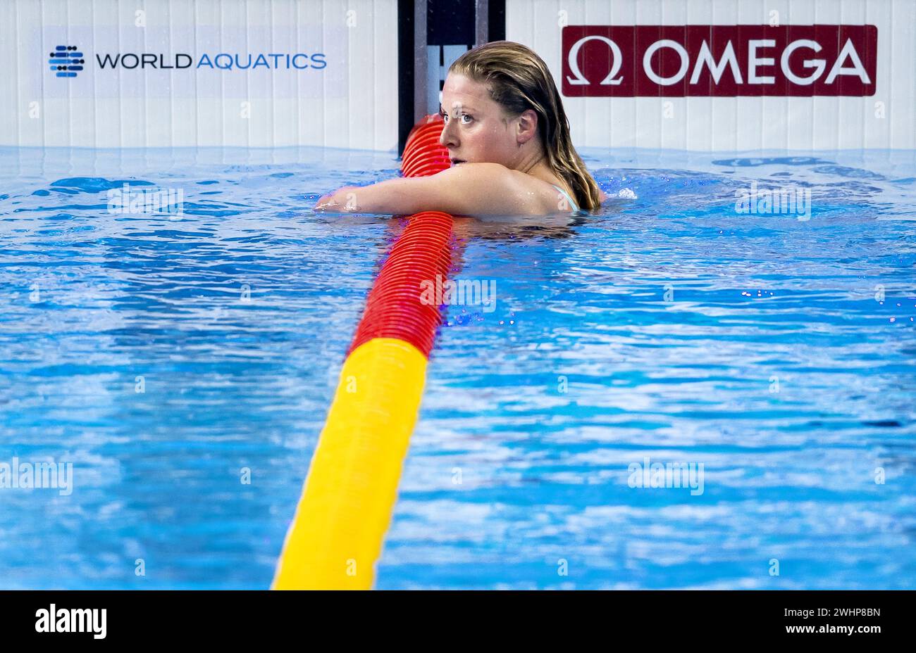 DOHA - Kira Toussaint after the women's 4 x 100 freestyle during the ...