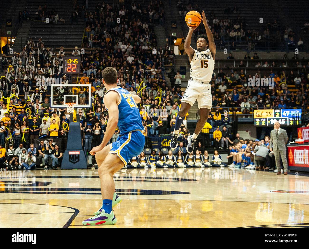 Haas Pavilion Berkeley Calif, USA. 10th Feb, 2024. CA U.S.A. California ...