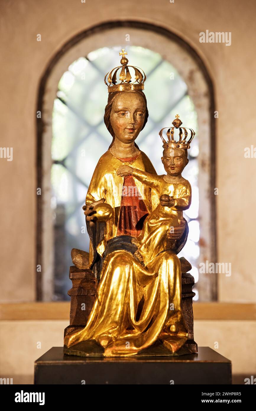 Statue of Mary in the crypt, St. Mary's Cathedral, UNESCO World ...