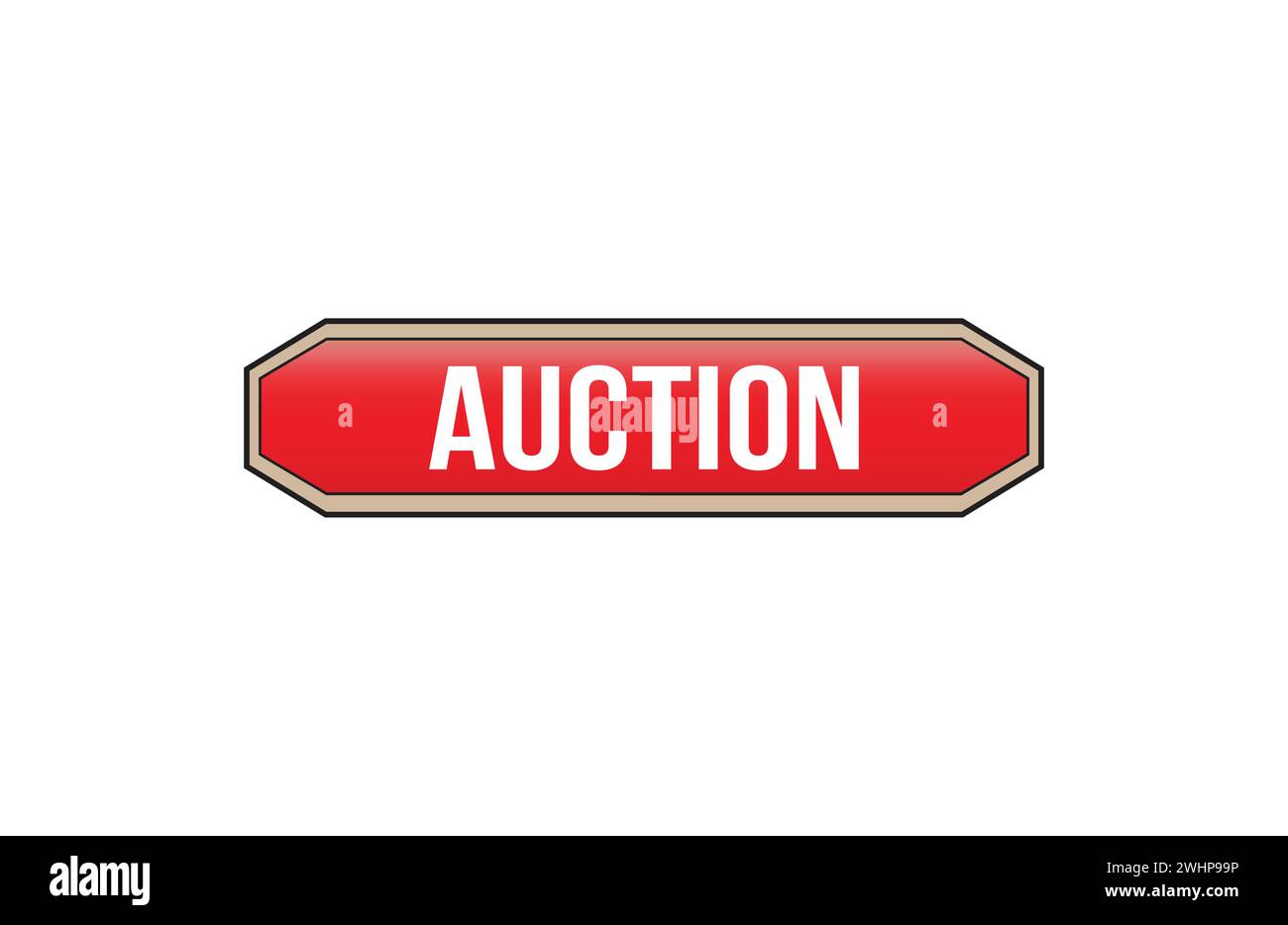 Old style auction Stock Vector Images - Alamy
