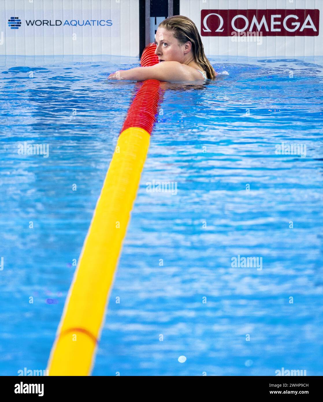 DOHA - Kira Toussaint after the women's 4 x 100 freestyle during the ...