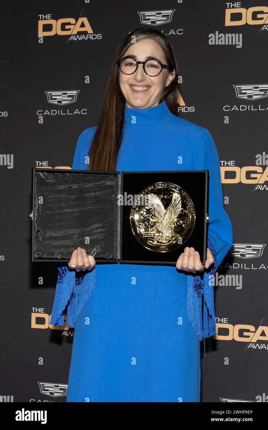 Beverly Hills, USA. 10th Feb, 2024. Sarah Adina Smith poses in the ...