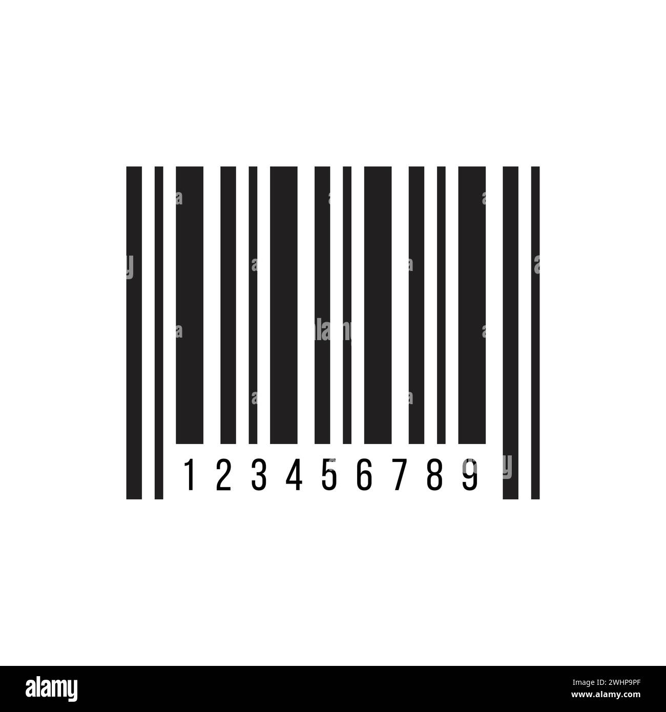 Flat barcode icon symbol vector Illustration Stock Vector Image & Art ...