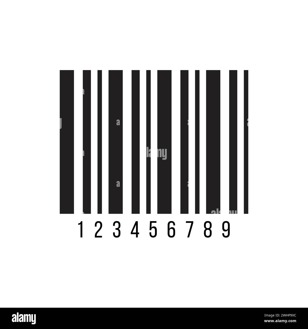 Flat barcode icon symbol vector Illustration Stock Vector Image & Art ...