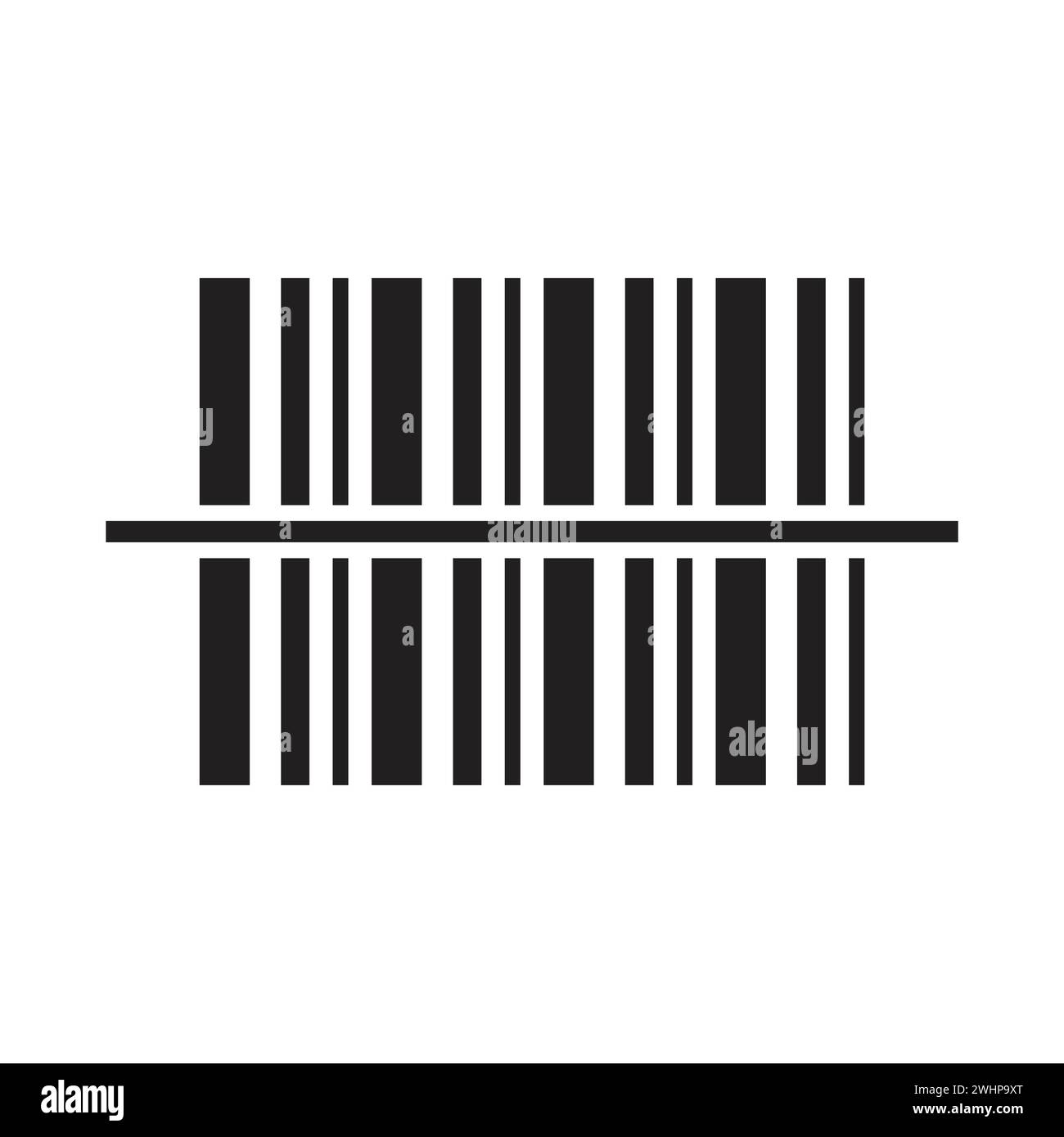 Flat barcode icon symbol vector Illustration Stock Vector Image & Art ...