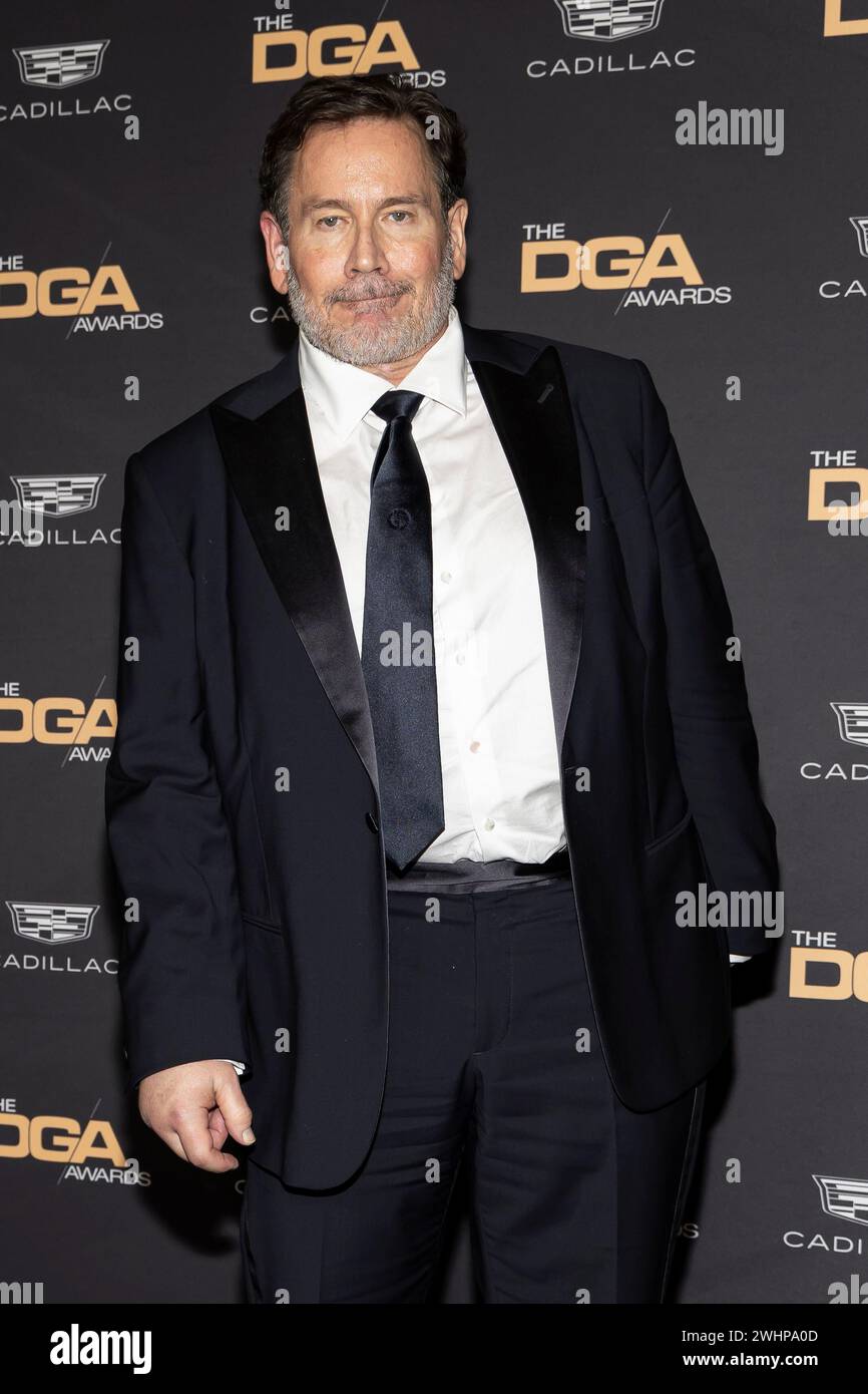 Beverly Hills, USA. 10th Feb, 2024. David Nutter poses in the press room of the 76th Annual DGA ...