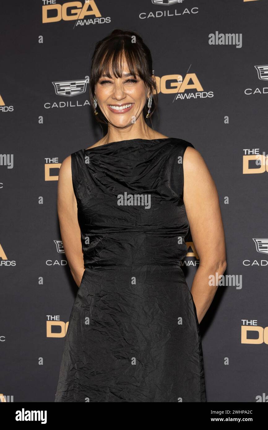 Beverly Hills, USA. 10th Feb, 2024. Rashida Jones poses in the press ...