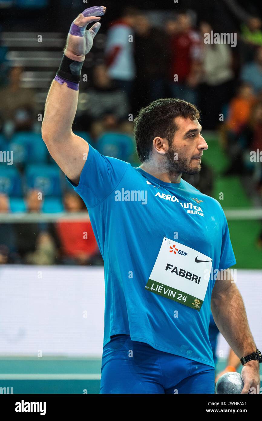 Leonardo FABBRI, Shot Put Men, during the Meeting de Lievin 2024, Hauts ...