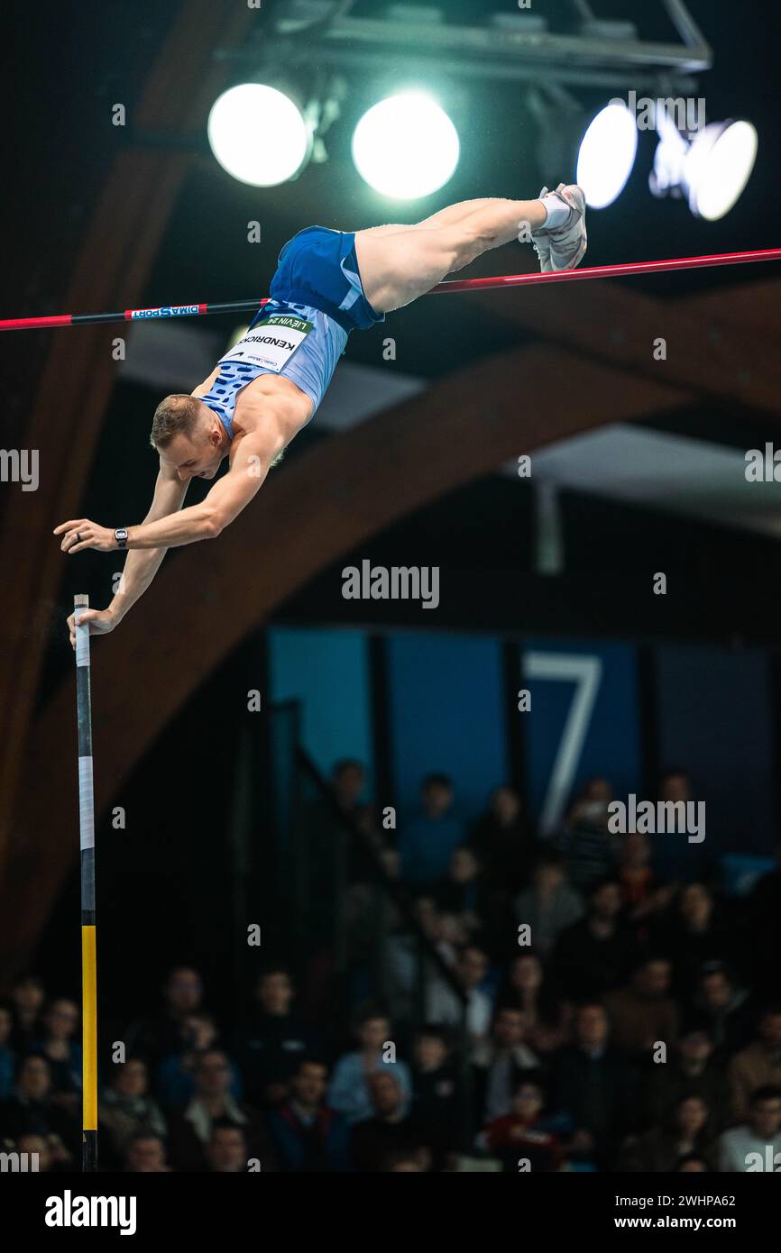 Sam KENDRICKS (USA), Pole Vault Men, during the Meeting de Lievin 2024 ...