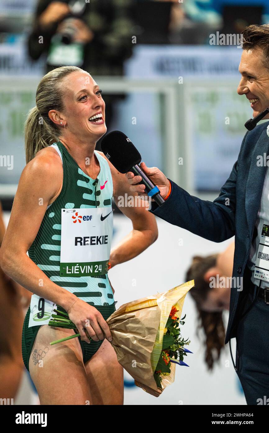 Jemma REEKIE (GBR), 800m Women, during the Meeting de Lievin 2024 ...