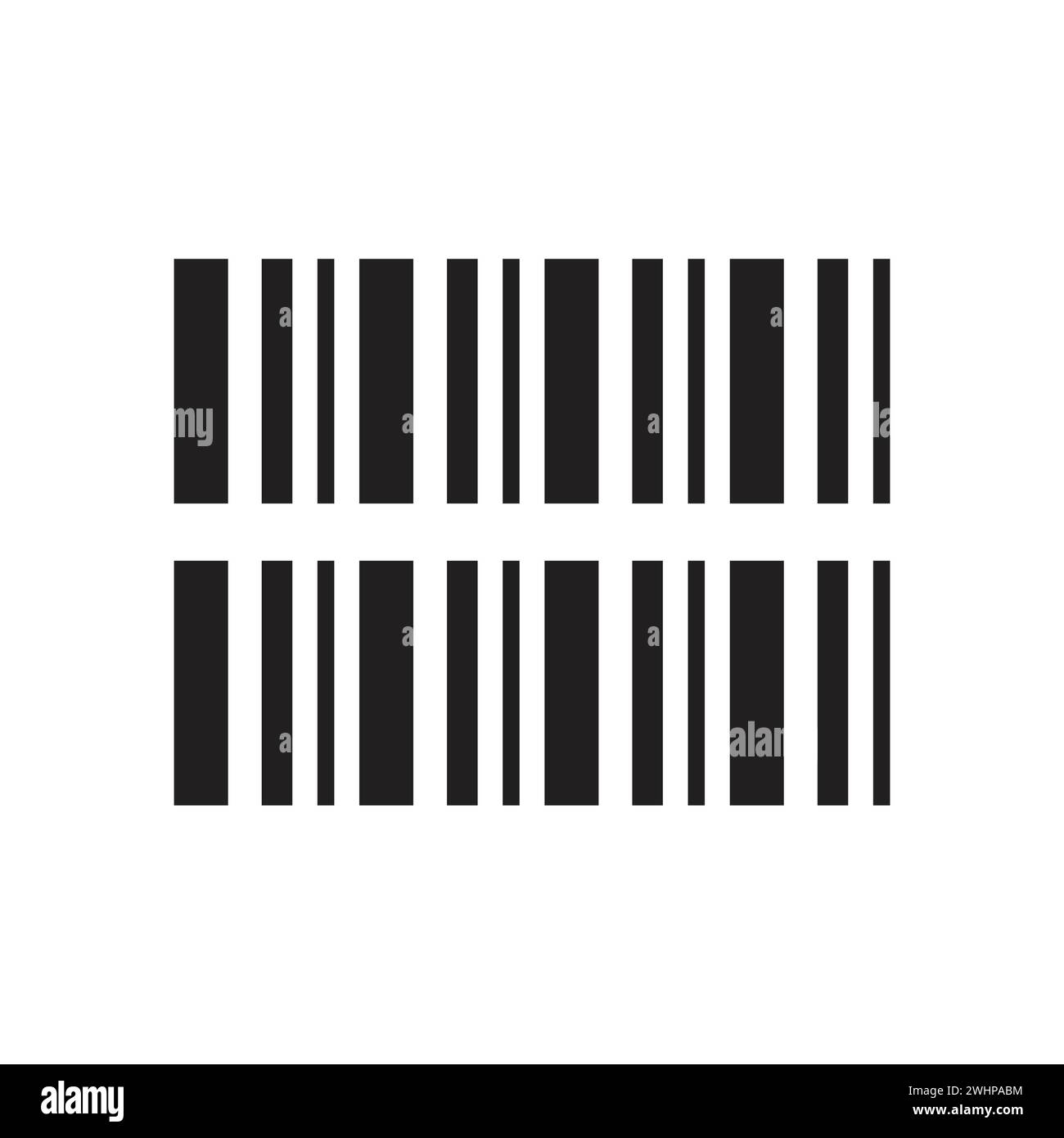 Barcode icon flat vector illustration Stock Vector Image & Art - Alamy