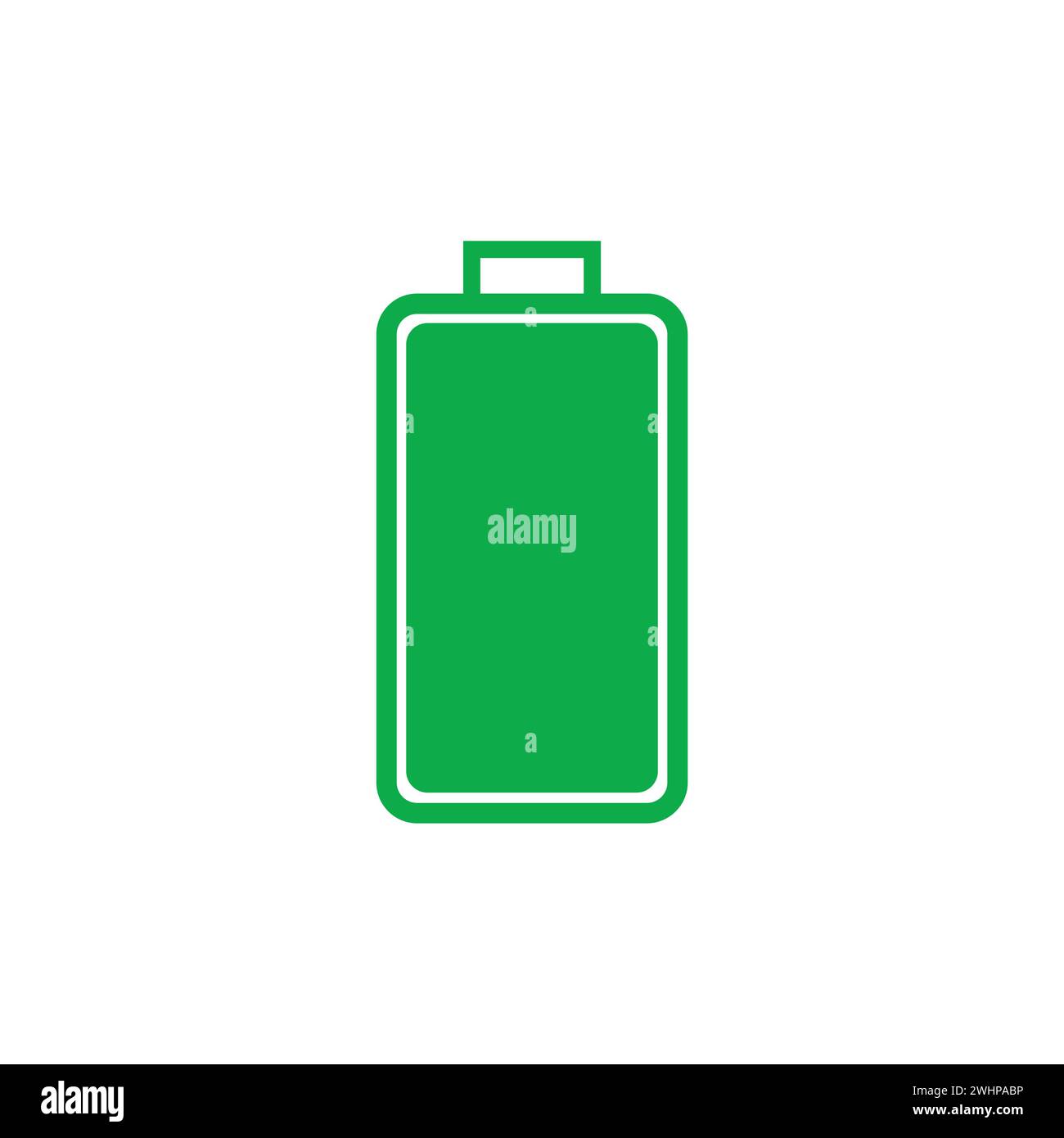 Flat battery icon symbol vector Illustration Stock Vector Image & Art ...