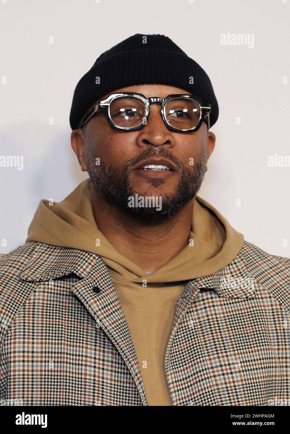 Las Vegas, USA. 08th Feb, 2024. Quinton Ward arriving to The Kelce ...
