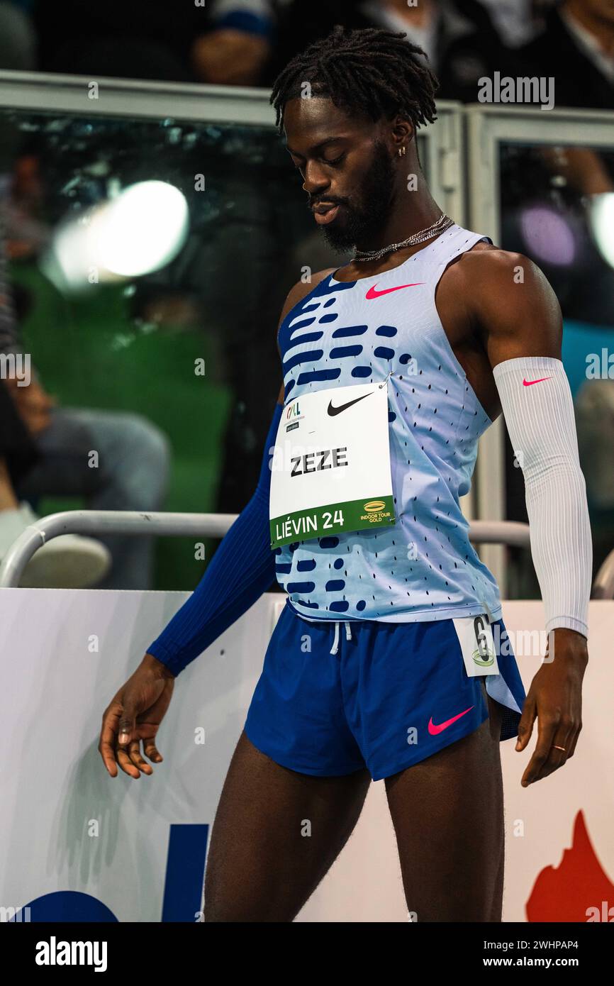 Ryan ZEZE (FRA), 200m Men, during the Meeting de Lievin 2024, Hauts-de ...