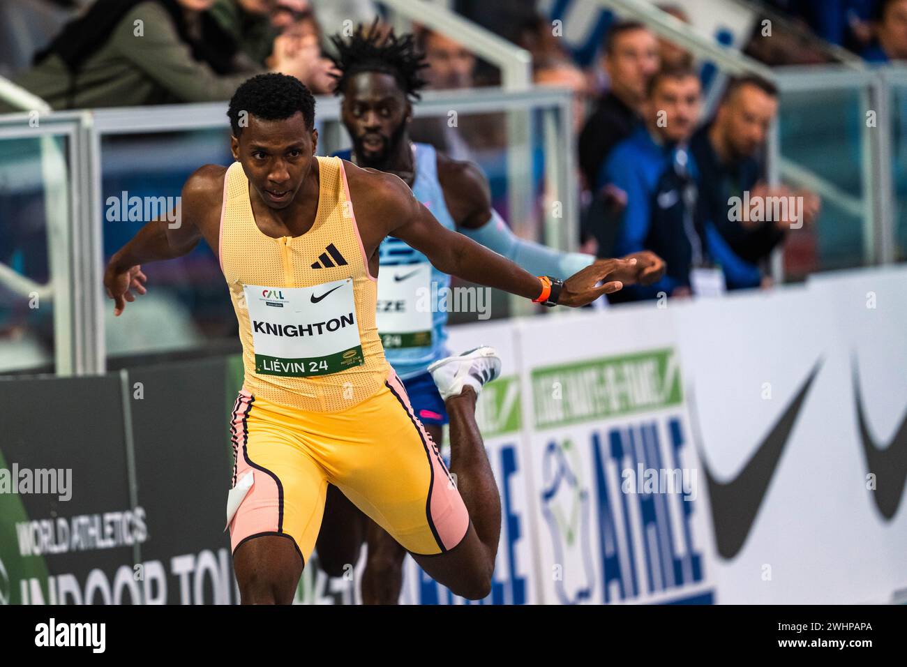 Erriyon KNIGHTON (USA) and Ryan ZEZE (FRA), 200m Men, during the ...