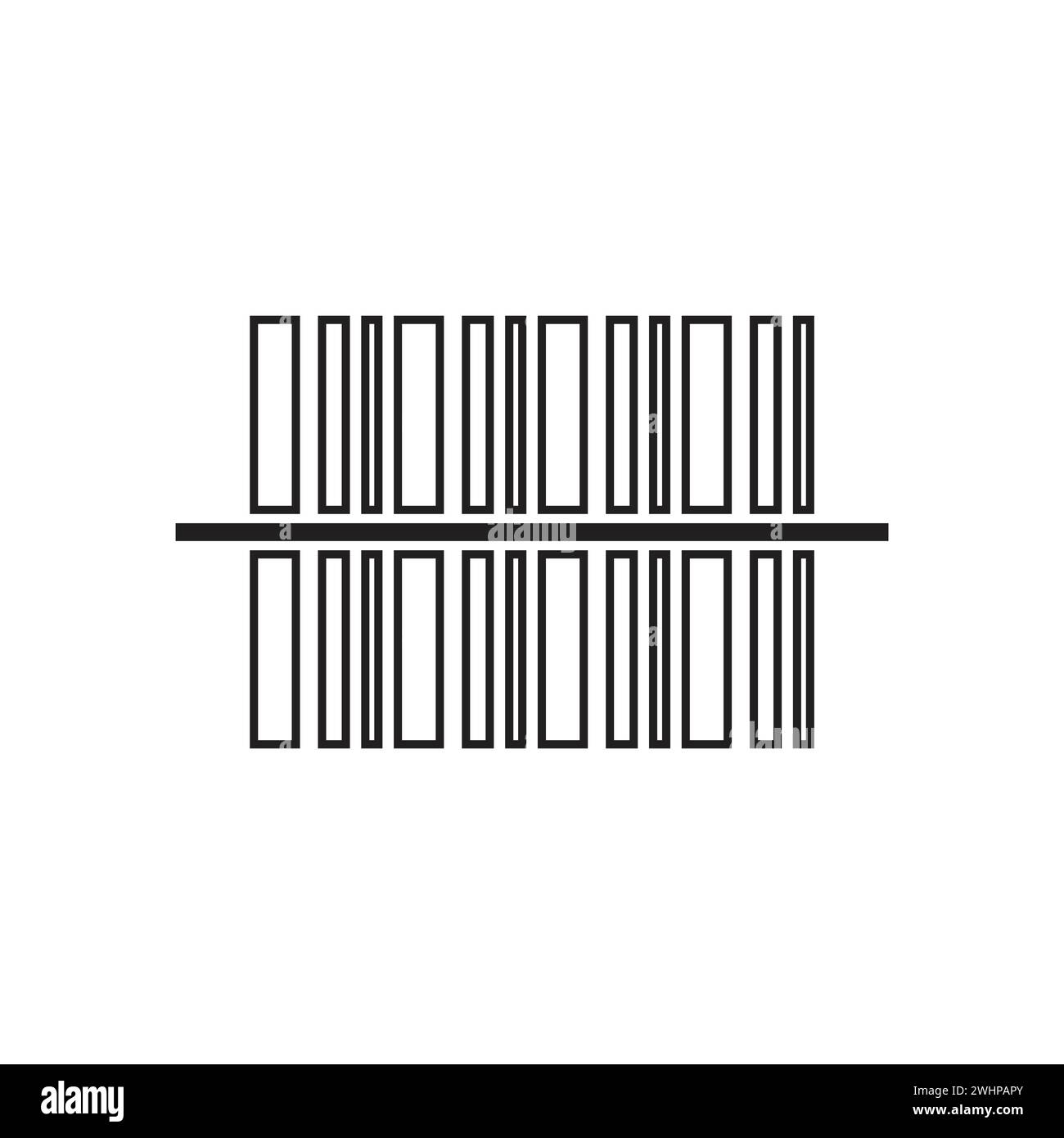 Barcode icon flat vector illustration Stock Vector Image & Art - Alamy