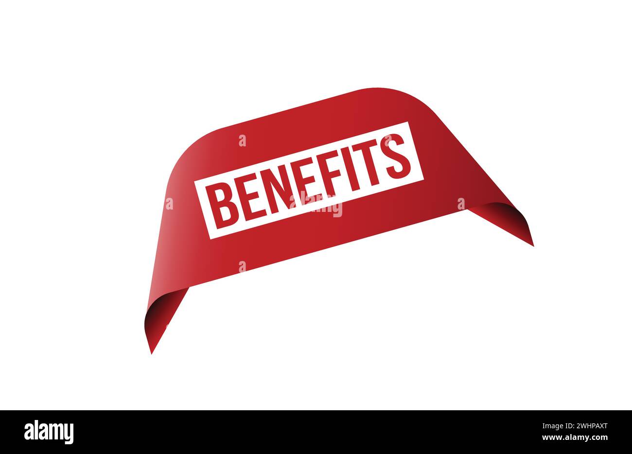 Benefits background text Stock Vector Images - Alamy