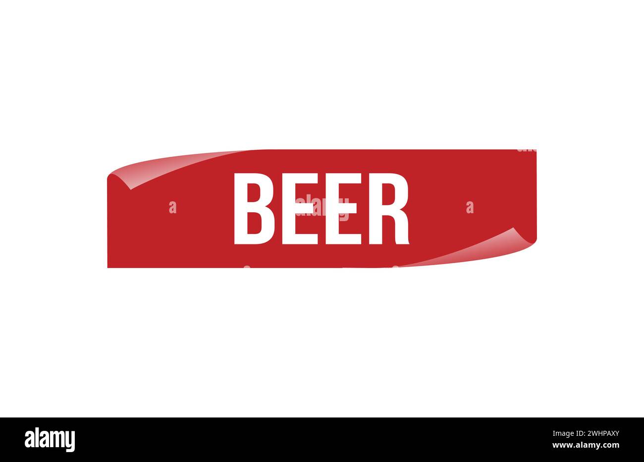 Beer label tag Stock Vector Images - Alamy