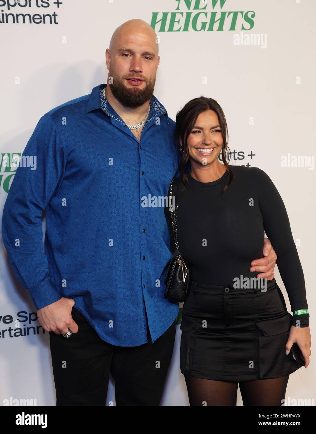 Las Vegas, USA. 08th Feb, 2024. Lane Johnson arriving to The Kelce ...