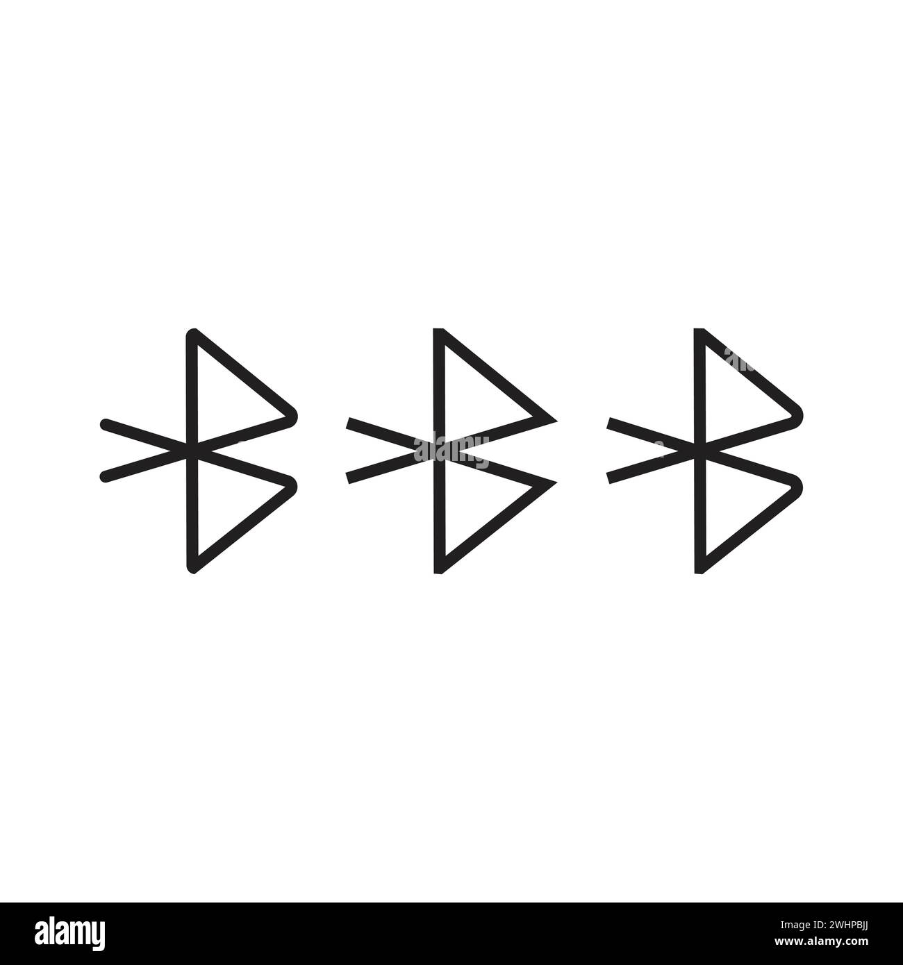 Bluetooth background Stock Vector Images - Alamy