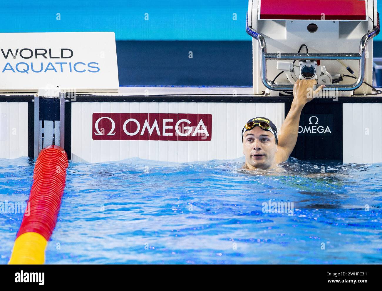 DOHA - Arno Kamminga after the 100 school men during the World Long ...