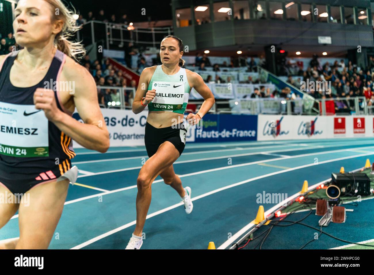 Agathe GUILLEMOT (FRA), 1500m Women, during the Meeting de Lievin 2024 ...
