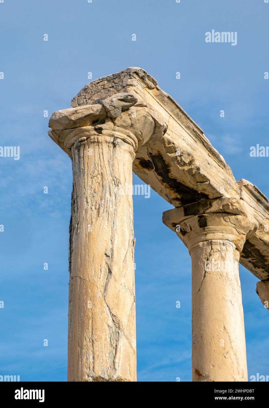 Ruins of the Tetraconch church in the Hadrian's Library complex, Athens ...