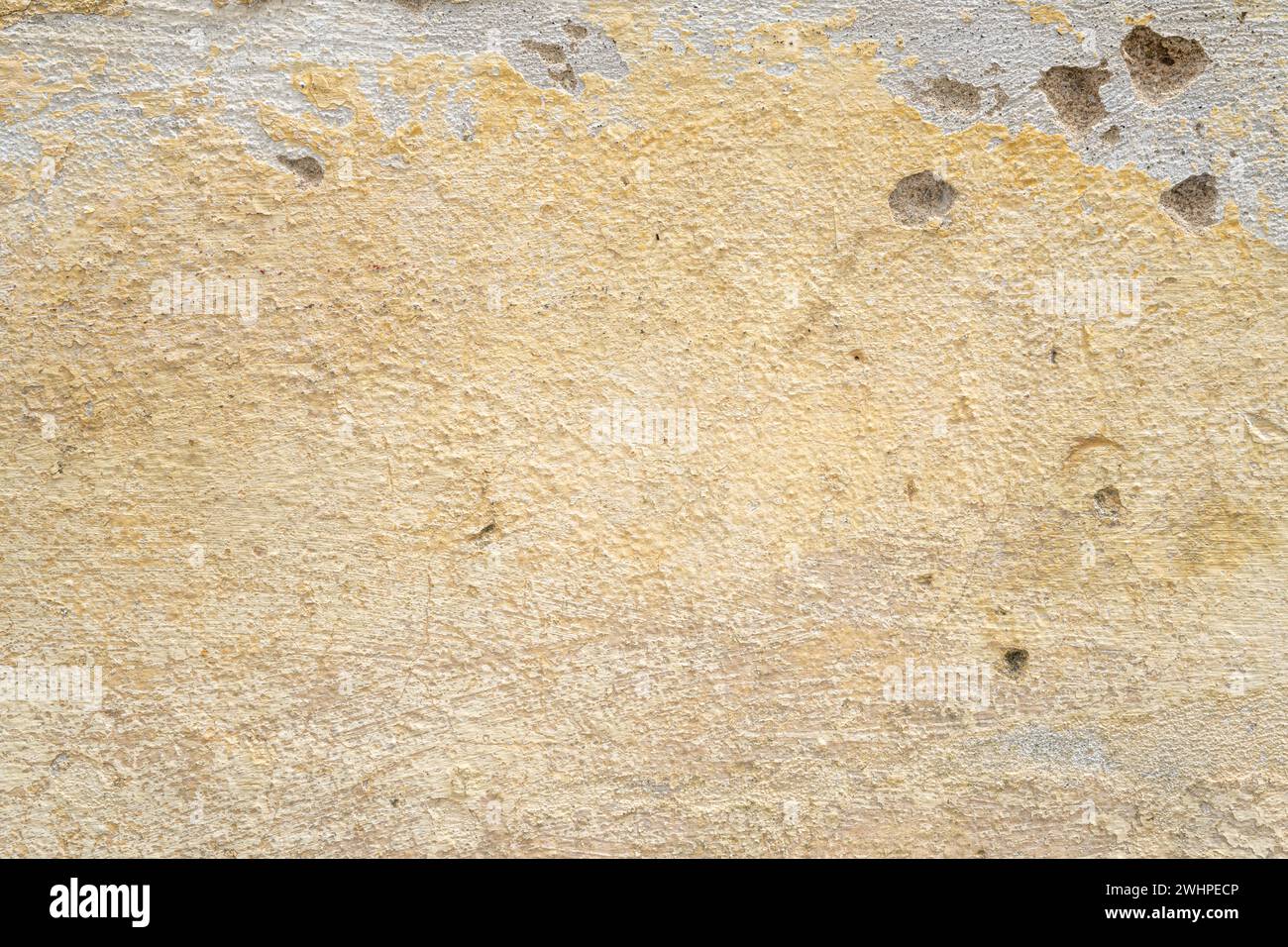 Chipping yellow paint Stock Photo - Alamy
