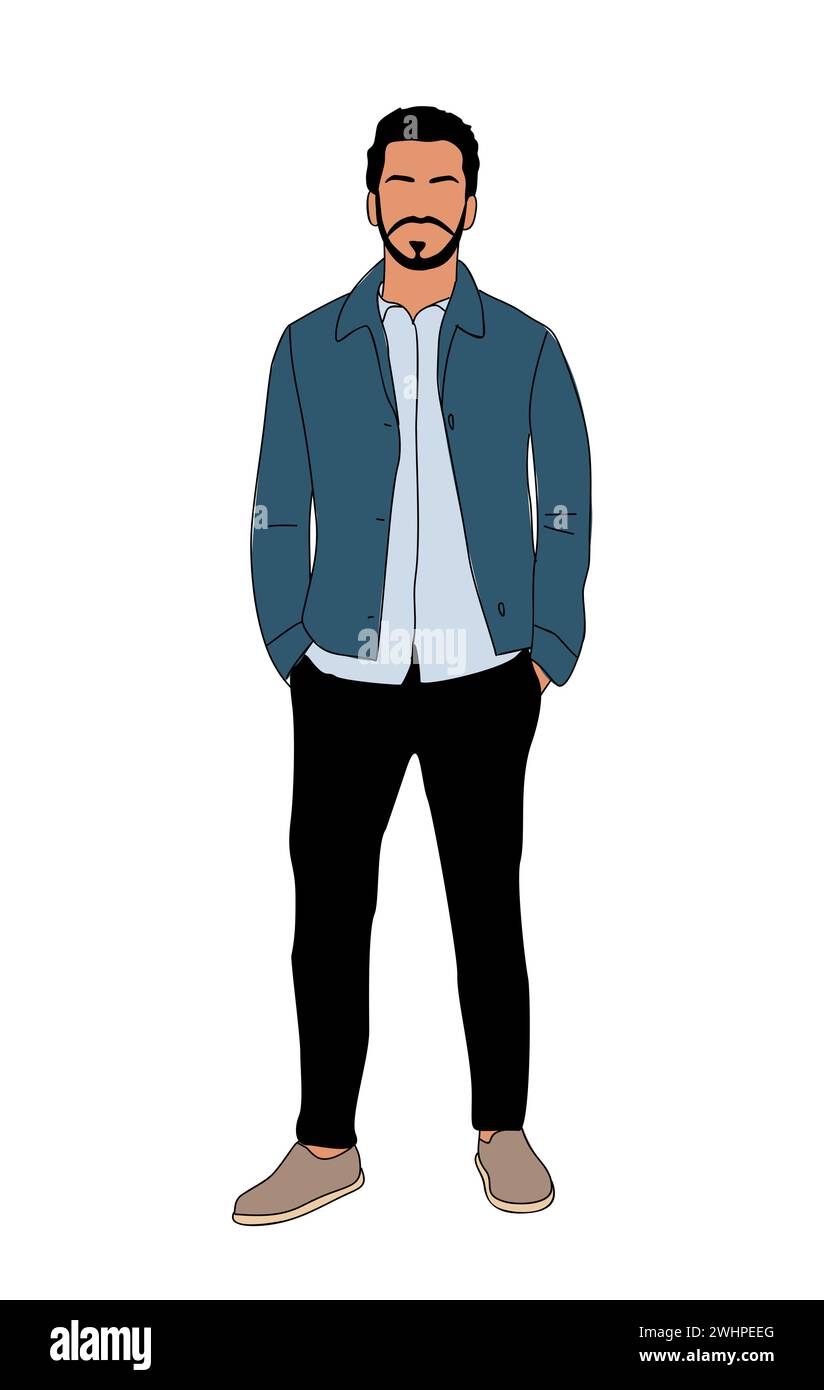 Guy in formal wear Stock Vector Images - Alamy