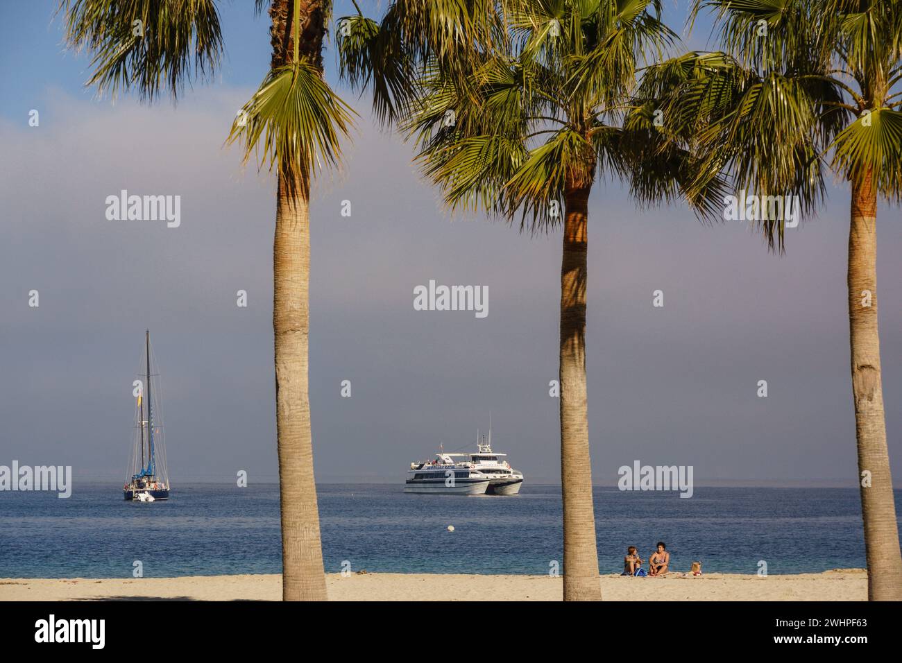 Playa de Son Maties Stock Photo - Alamy