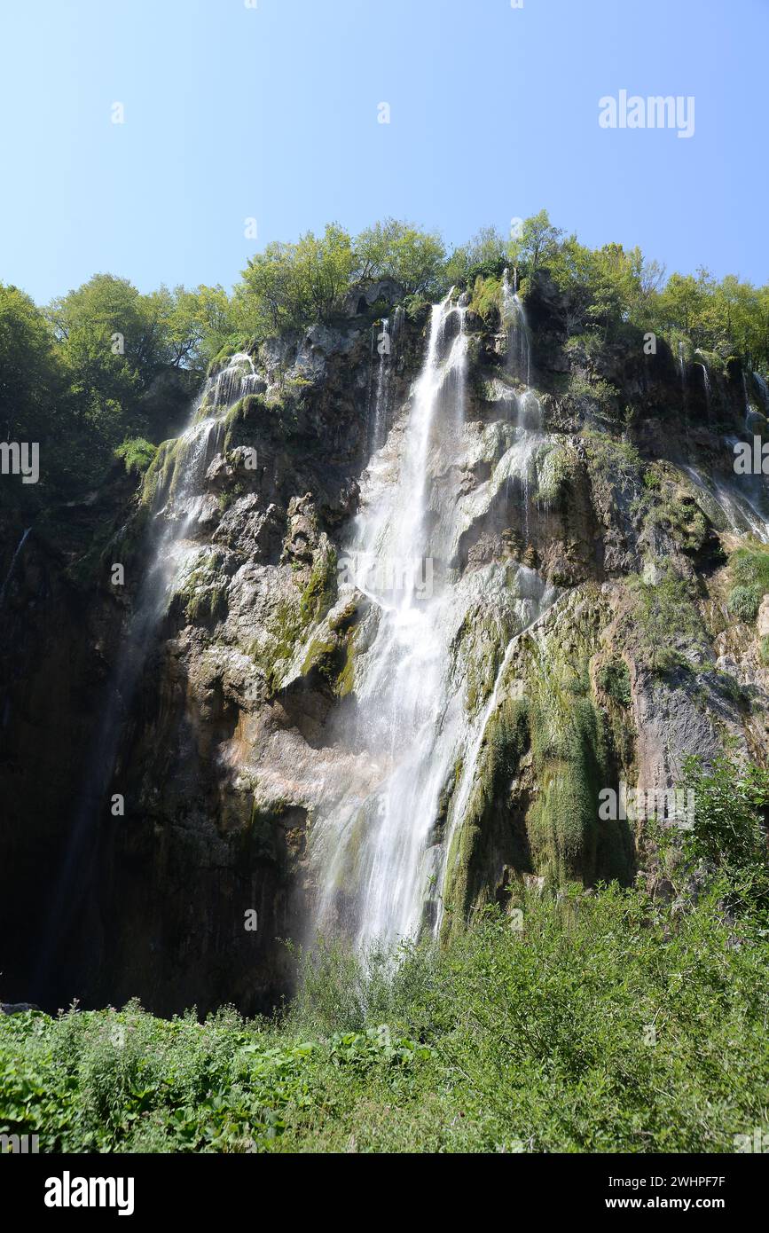 The Great Waterfall an den Plitvicer Seen Stock Photo - Alamy
