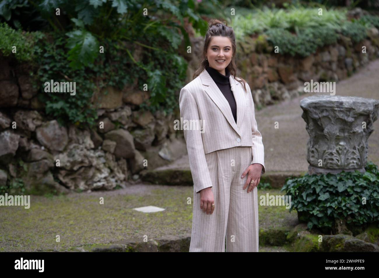Rome, Italy. 05th Feb, 2024. Sofia Panizzi is posing for a photocall for ''Finalmente l'Alba ...