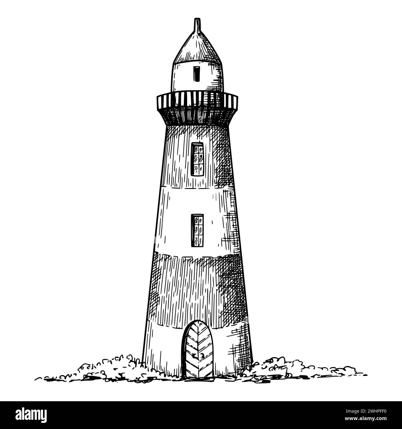 Pen tower Black and White Stock Photos & Images - Alamy