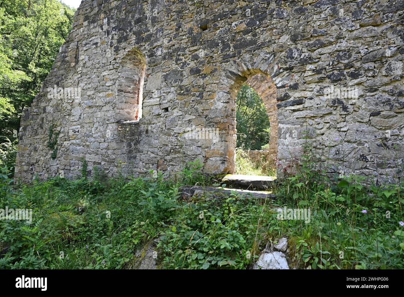 Church castle ruin Gossam, Austria Stock Photo - Alamy