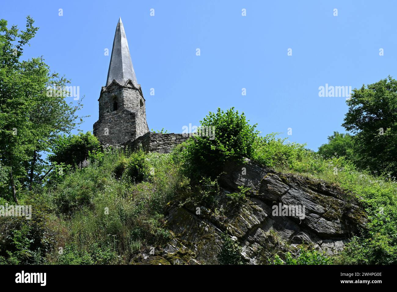 Church castle ruin Gossam, Austria Stock Photo - Alamy