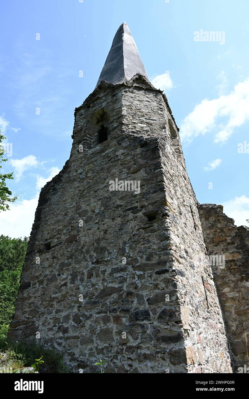 Church castle ruin Gossam, Austria Stock Photo - Alamy