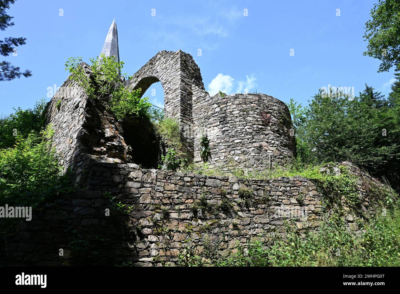 Church castle ruin Gossam, Austria Stock Photo - Alamy