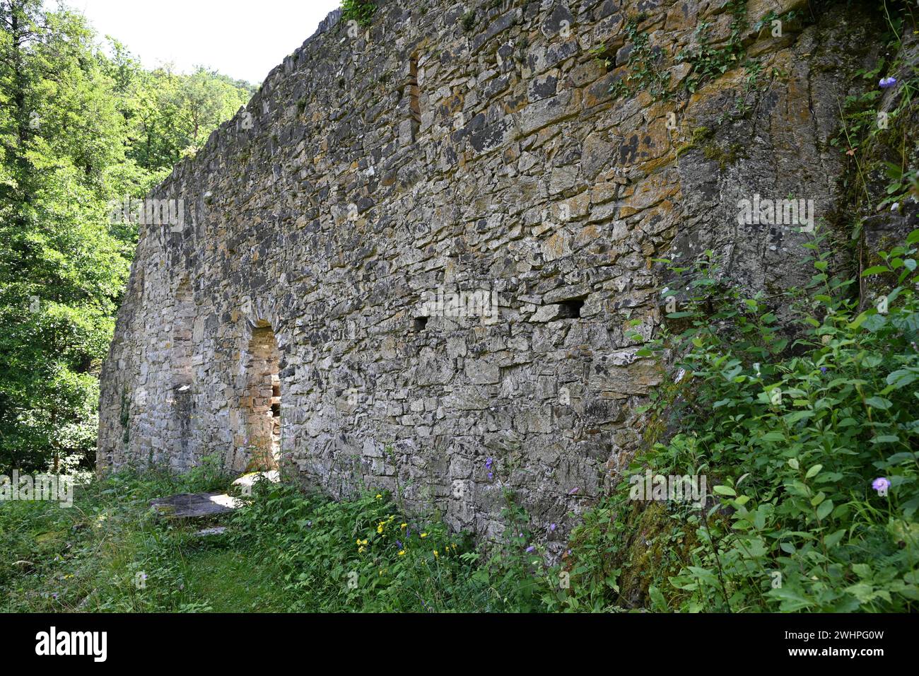 Church castle ruin Gossam, Austria Stock Photo - Alamy