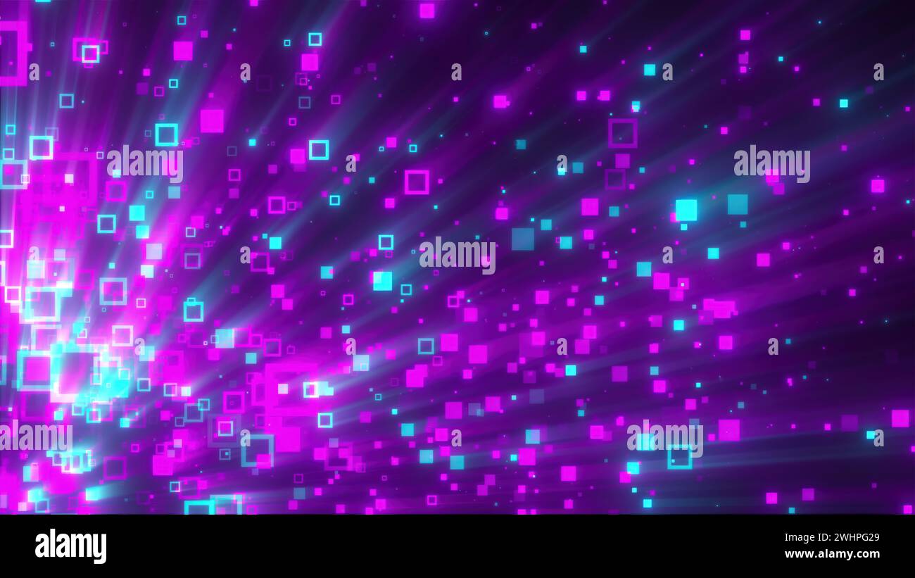 Digital backdrop with squares stroke. Computer generated 3d render ...