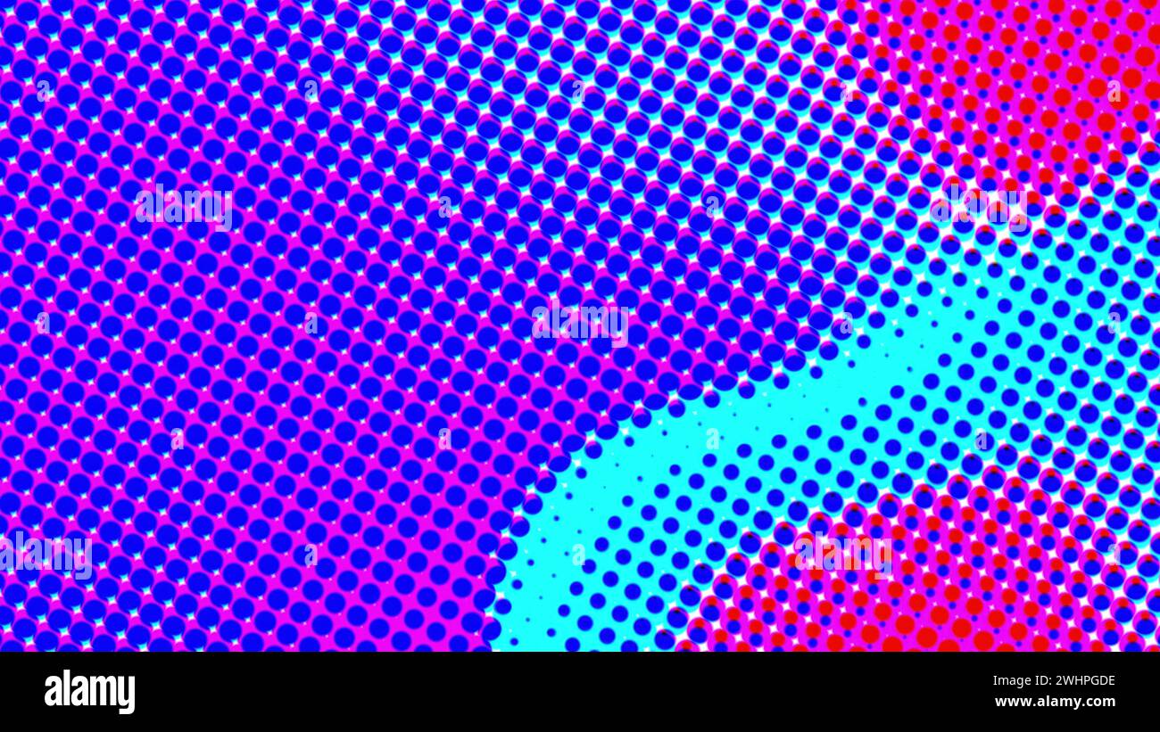 Abstract colorful halftone. Computer generated 3d render Stock Photo ...