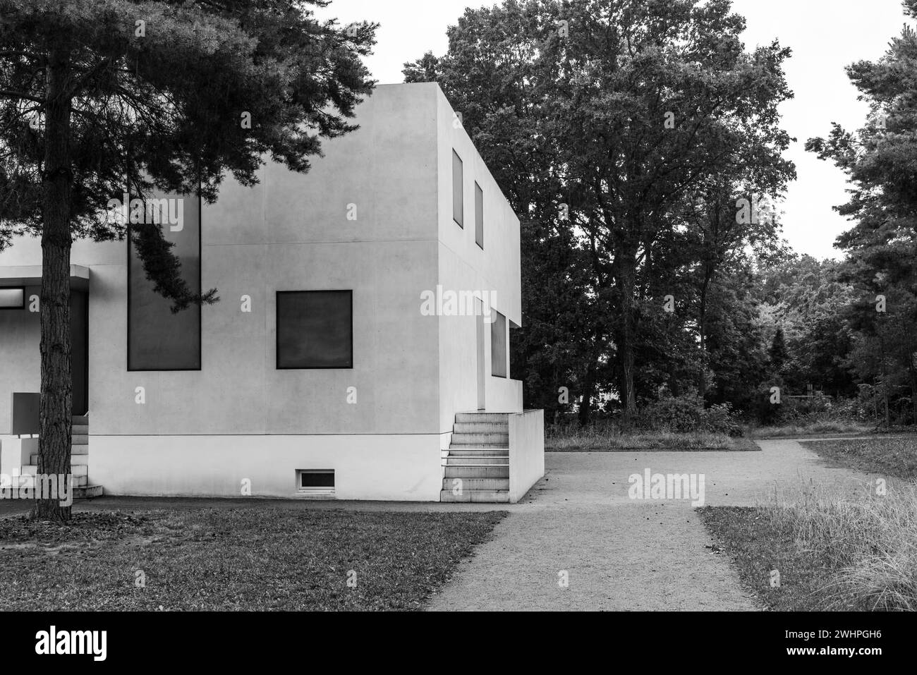 Mies van der rohe house Black and White Stock Photos & Images - Alamy